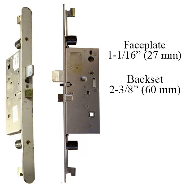 Ashland Active Concealed Rod 60/92, 1-1/16" x 16" Radius Faceplate Bac ...