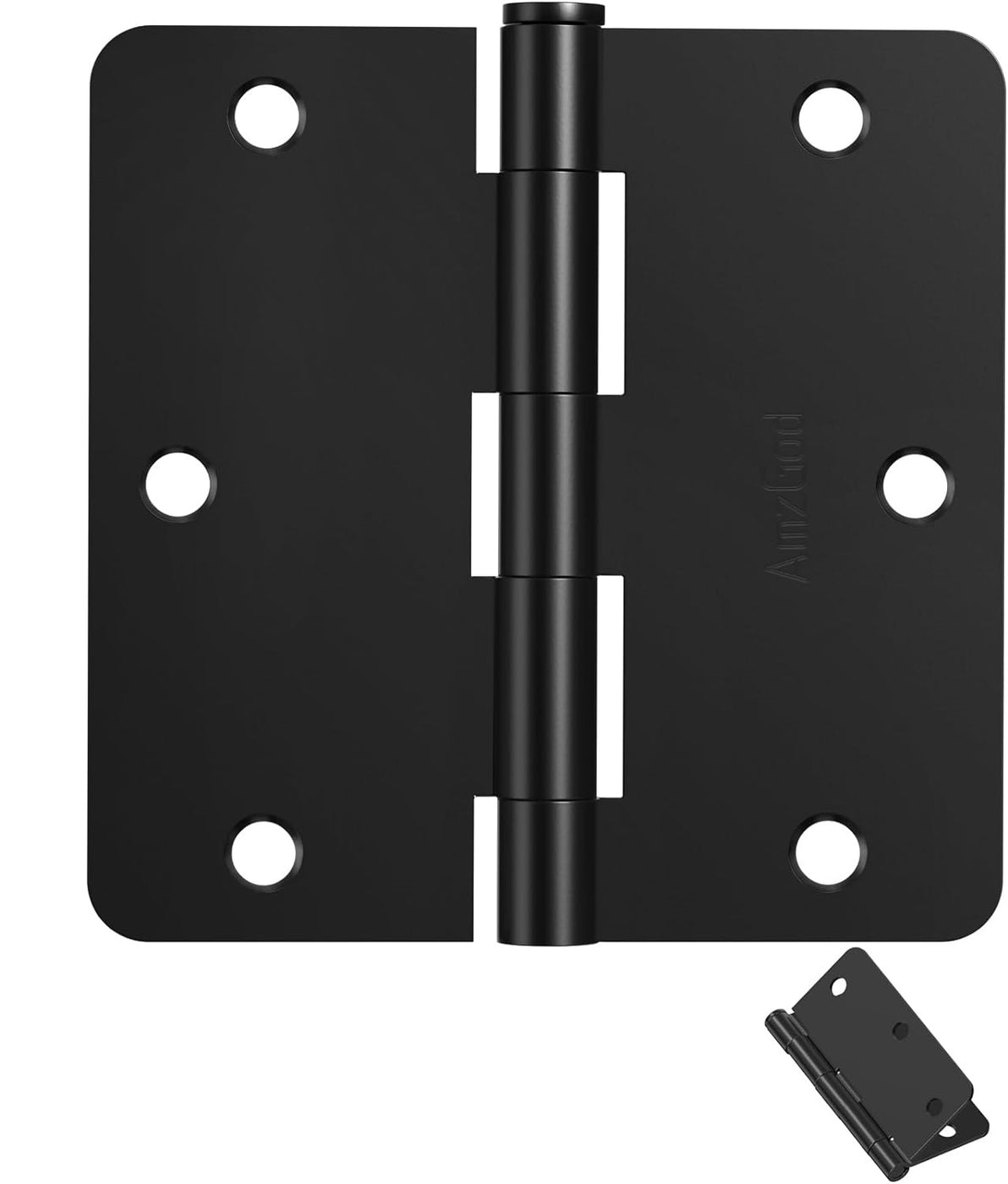 Atrium Door Hinge 3.5 X 3.5 Inch, 1/4 Radius Corners, Residential, Ste ...