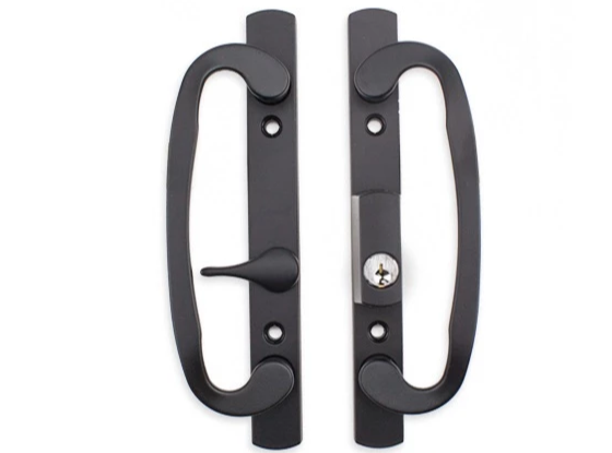 Sliding Glass Patio Door Handle Set, Mortise Type, B-Position, Off Cen ...