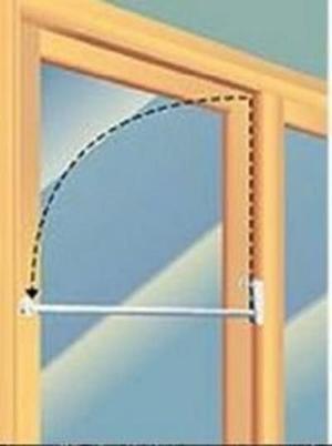 CS Lock Patio Door Security J-Bar 48 Inches — Countryside Locks