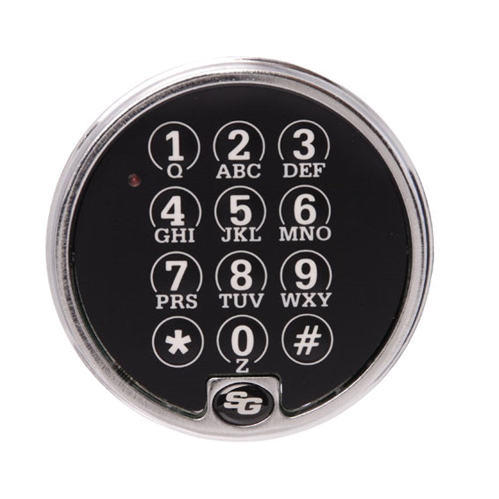 Sargent & Greenleaf Comptronic Keypad 6120-012 2 Battery Chrome — Countryside Locks