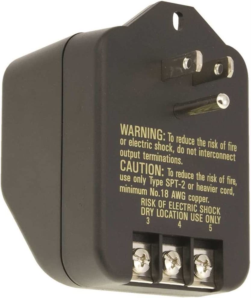 Trine Transformer, Low Voltage, Plug-In, Trivolt, 120 Volt AC Primary ...