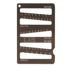 5-IN-1 Key Gauge Depth Decoder Locksmith Tool Schlage Kwikset Master ...